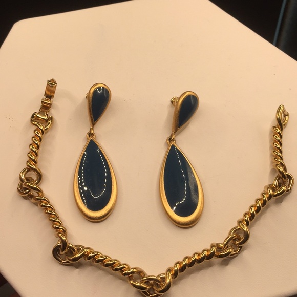 Monet | Jewelry | Vintage Monet Earrings And Bracelet | Poshmark